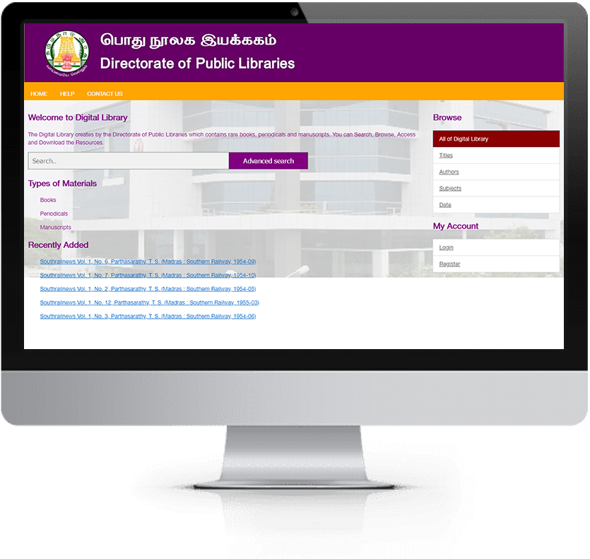 Welcome to Directorate of Public Libraries ! – Directorate of Public ...